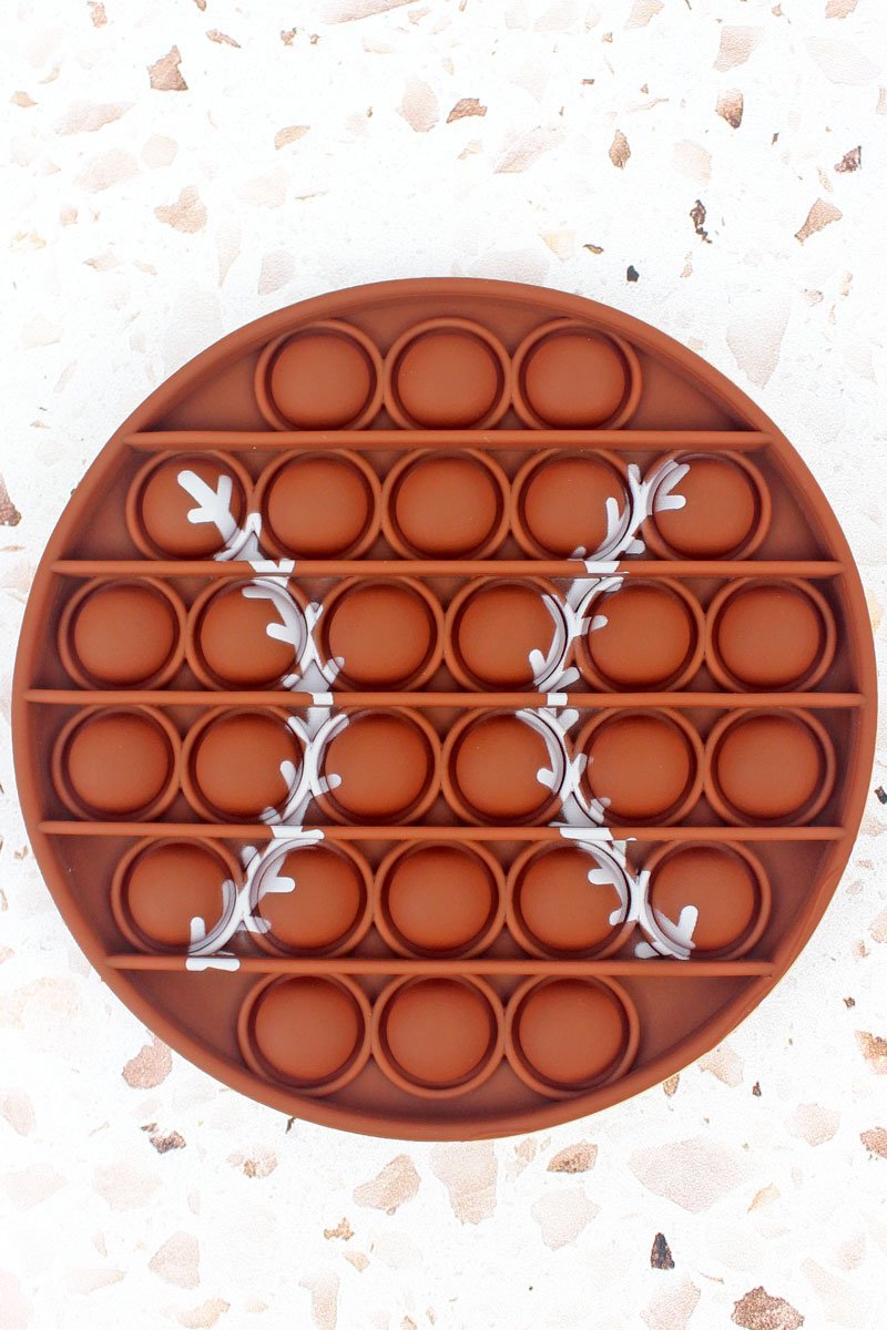 Football Round Pop-It Bubble Fidget Toy – Udder Perfection Boutique